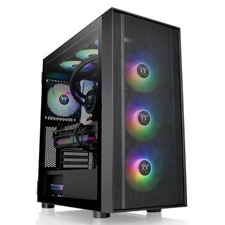 Компьютерный корпус Thermaltake H570 TG ARGB Browm Box Black CA-1T9 ...